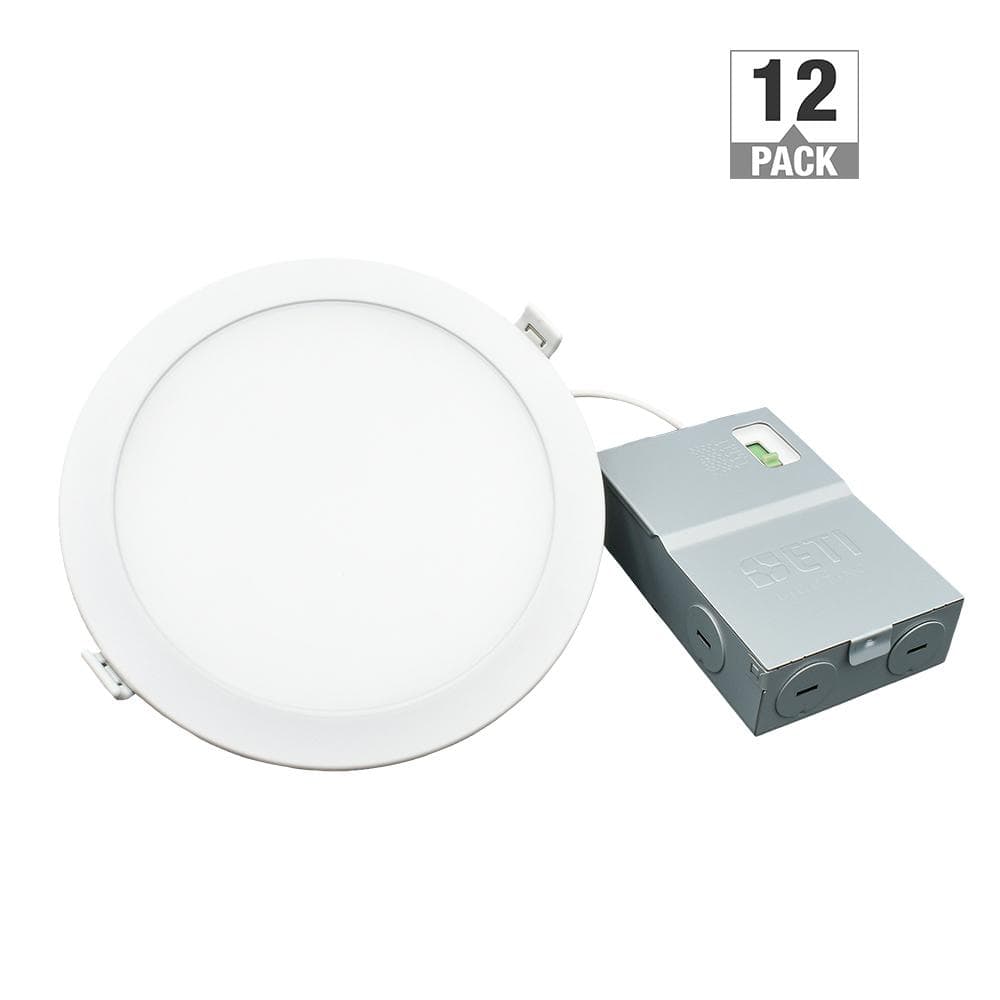 ETI LIGHTING Altair 6 in. 120-277V Canless Downlight High Output 1200 ...