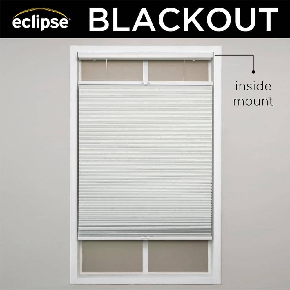 Eclipse Ivory Cordless Blackout Polyester Top Down Bottom Up Cellular ...