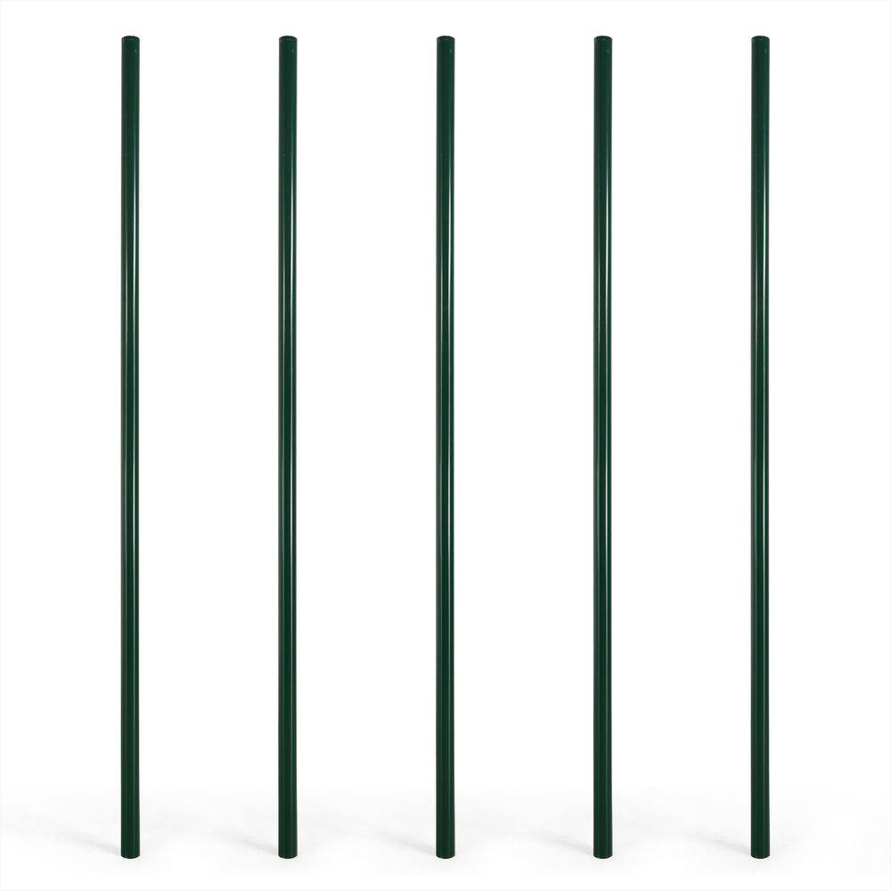 Fencer Wire Black Galvanized 1-7/8 in. x 1-7/8 in. x 8 ft. Steel Line ...