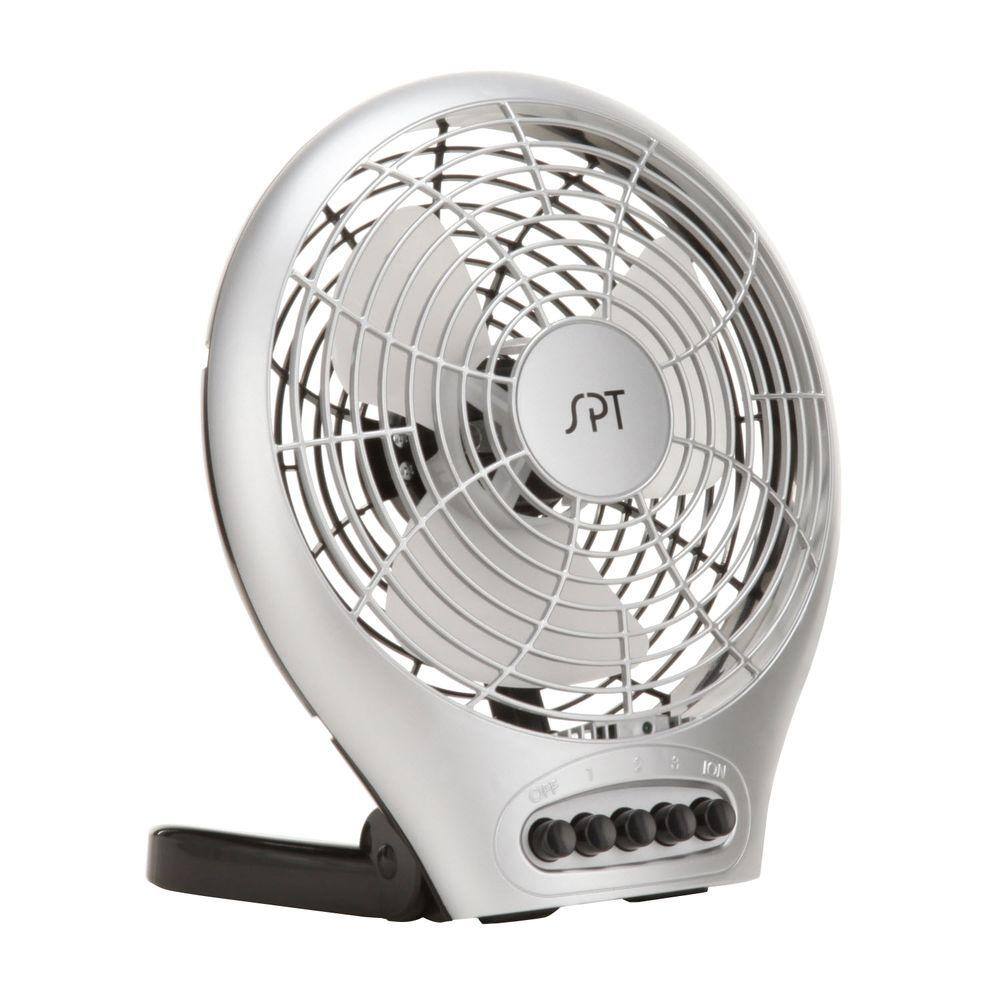SPT 7 in. Table Fan with Ionizer SF-0703 - The Home Depot