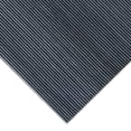 Rubber-Cal Corrugated Fine Rib 1/8 in. x 4 ft. x 10 ft. Rubber Runner ...
