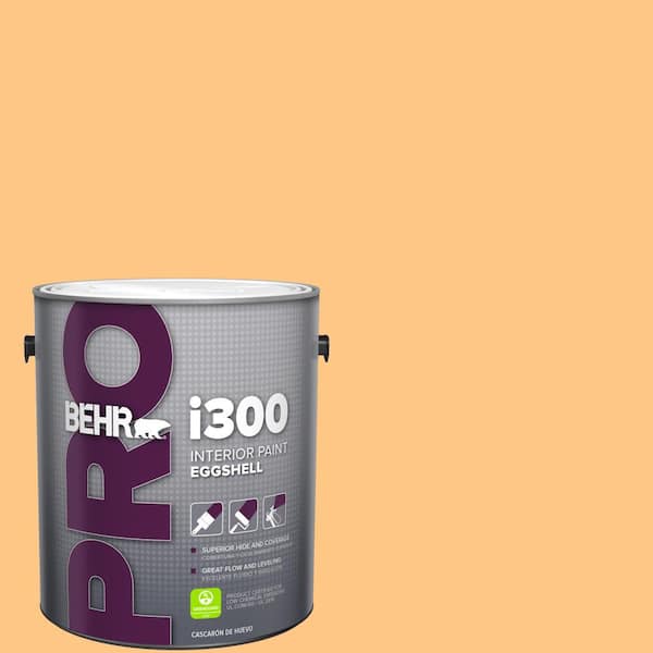 BEHR PRO 1 gal. #P240-4 Mango Tango Eggshell Interior Paint PR33001 ...