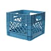 GSC Technologies 11 in. x 13 in. x 13 in. Plastic Storage Milk Crate in ...
