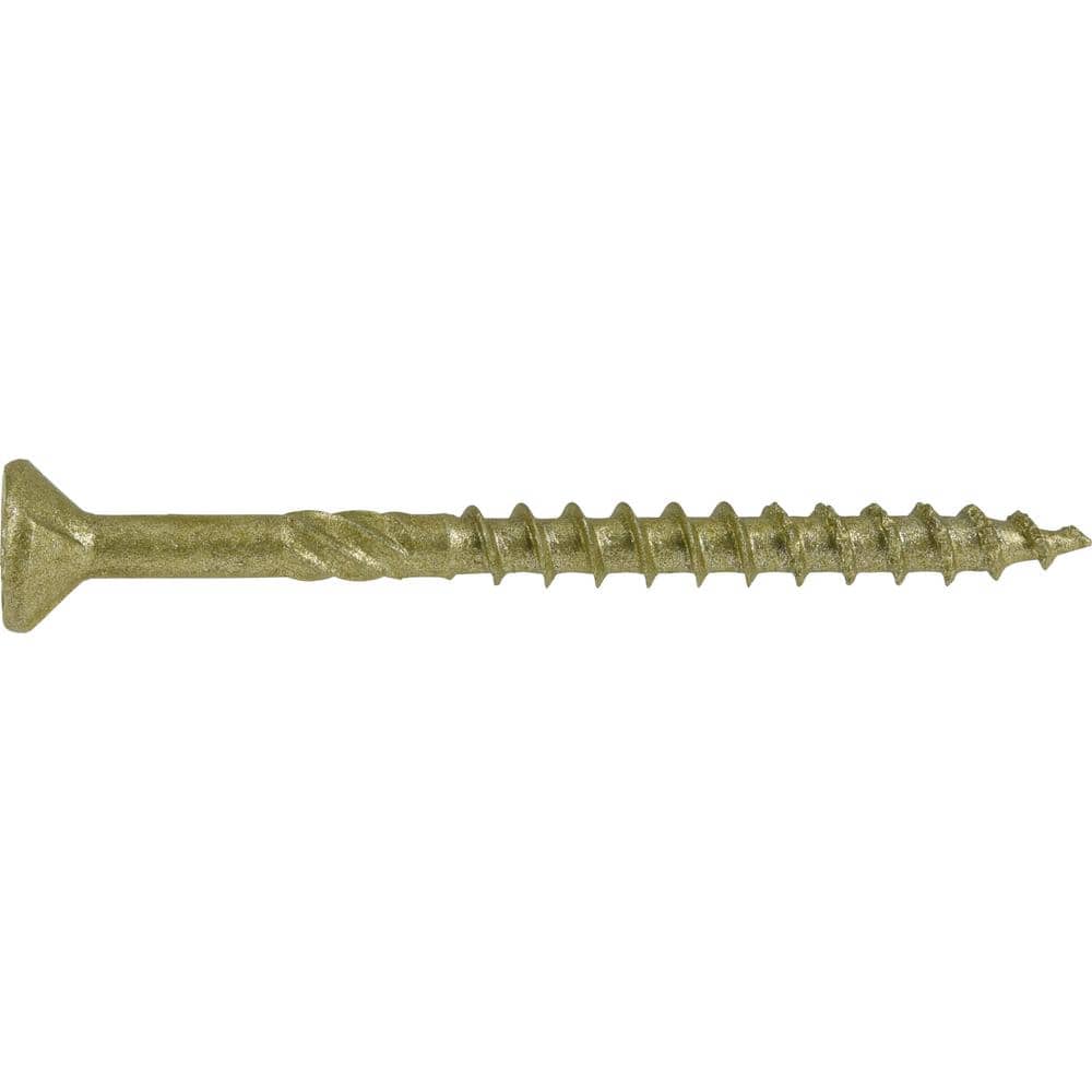 Power Pro #8 x 2 in. Star Flat-Head Exterior Wood Screw (5 lbs.-Pack ...