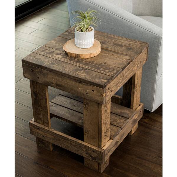 Pine wood end tables store