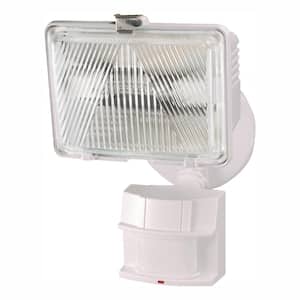 AMAX LIGHTING 83-Watt 180-Degree Movable Black Outdoor Integrated LED ...