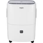 Whirlpool 50-Pint Portable Dehumidifier with 24-Hour Timer, Auto Shut ...