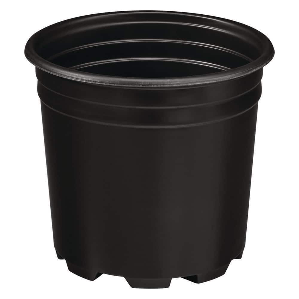 Trade 2 Gal. (1.8 Gal.) Black Thermoformed Nursery Pot TFR002G1G18 ...