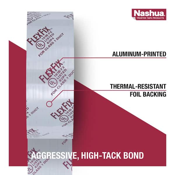 Nashua Tape 1.89 in. x 120.3 yd. 555 FlexFix UL Listed Duct Tape Sealer ...