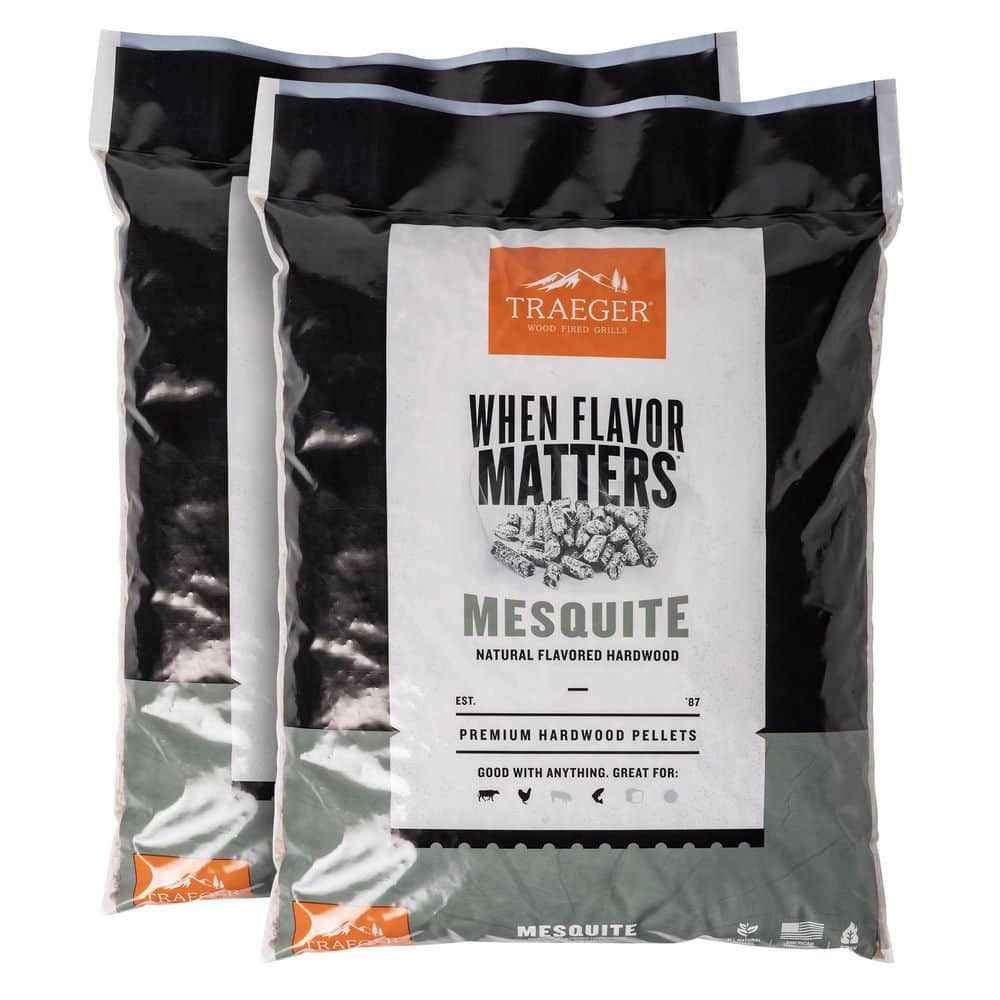 Traeger Mesquite Pellets (2-Pack) HD0081 - The Home Depot
