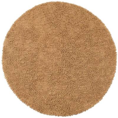 SHAGADELIC Tan Shag Chenille Twist 2 ft. x 5 ft. Runner Rug CHS2015N