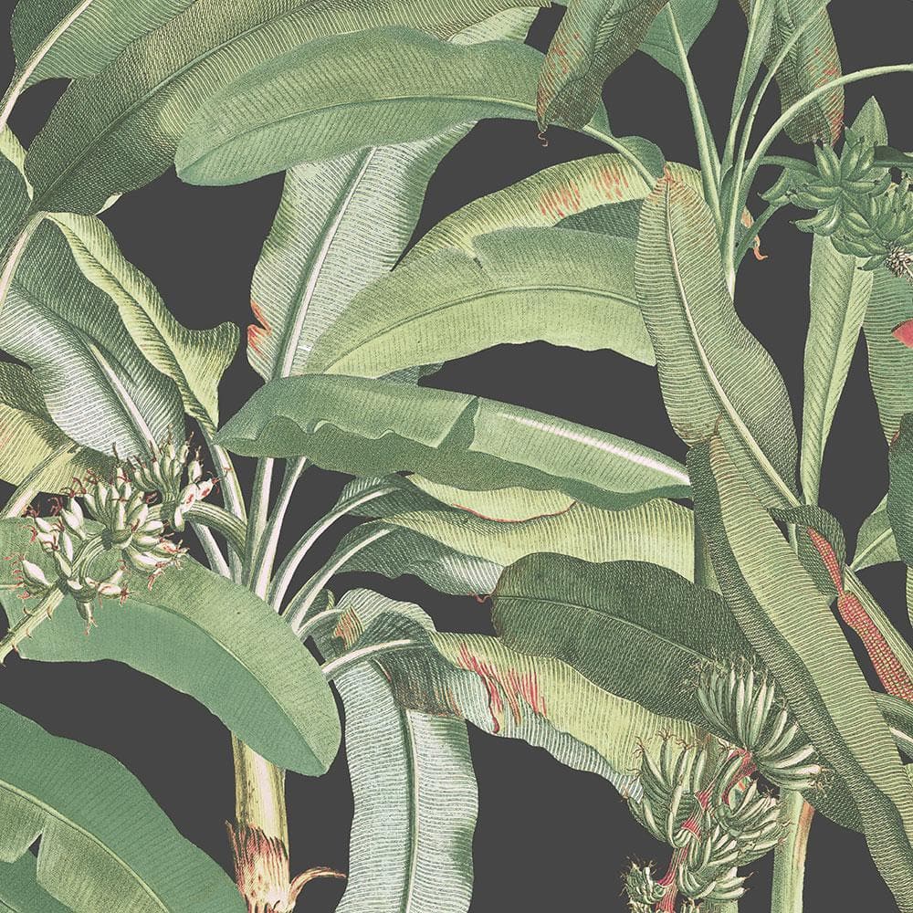 Norwall Polynesian Leaves Vinyl Roll Wallpaper (Covers 56 sq. ft ...
