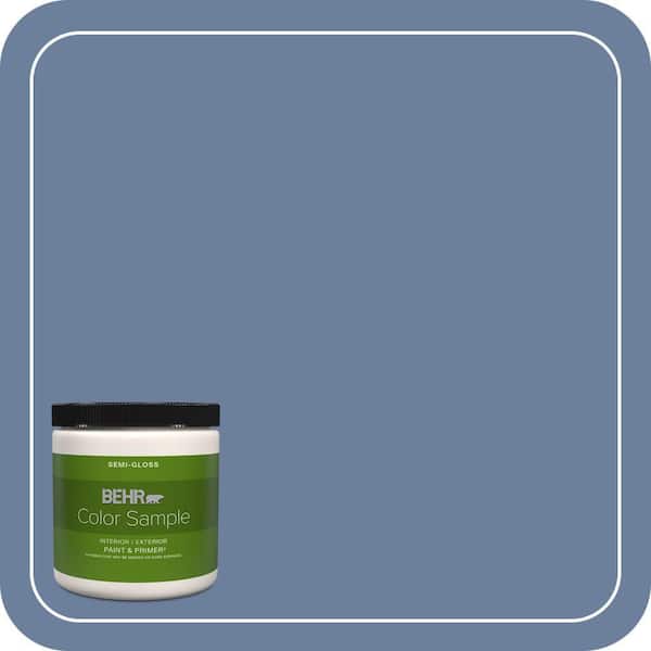 BEHR PREMIUM PLUS 8 oz. #MQ5-52 Lead Cast Semi-Gloss Interior/Exterior ...