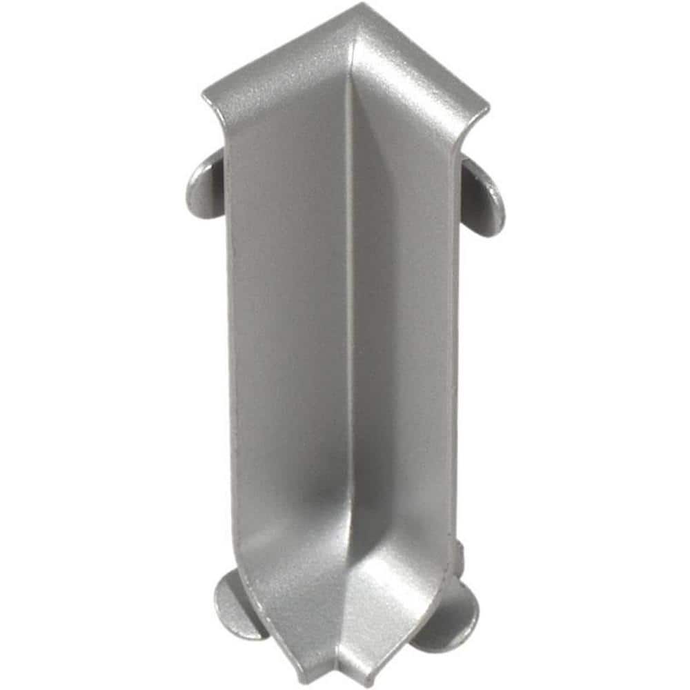 DURAL Construct Skirting 4 in. Int Crnr Aluminum Anodized Silver 2 Pcs ...