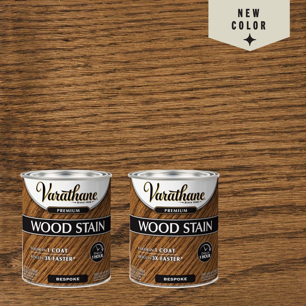 Varathane 1 Quart Bespoke Premium Fast Dry Interior Wood Stain (Case of ...