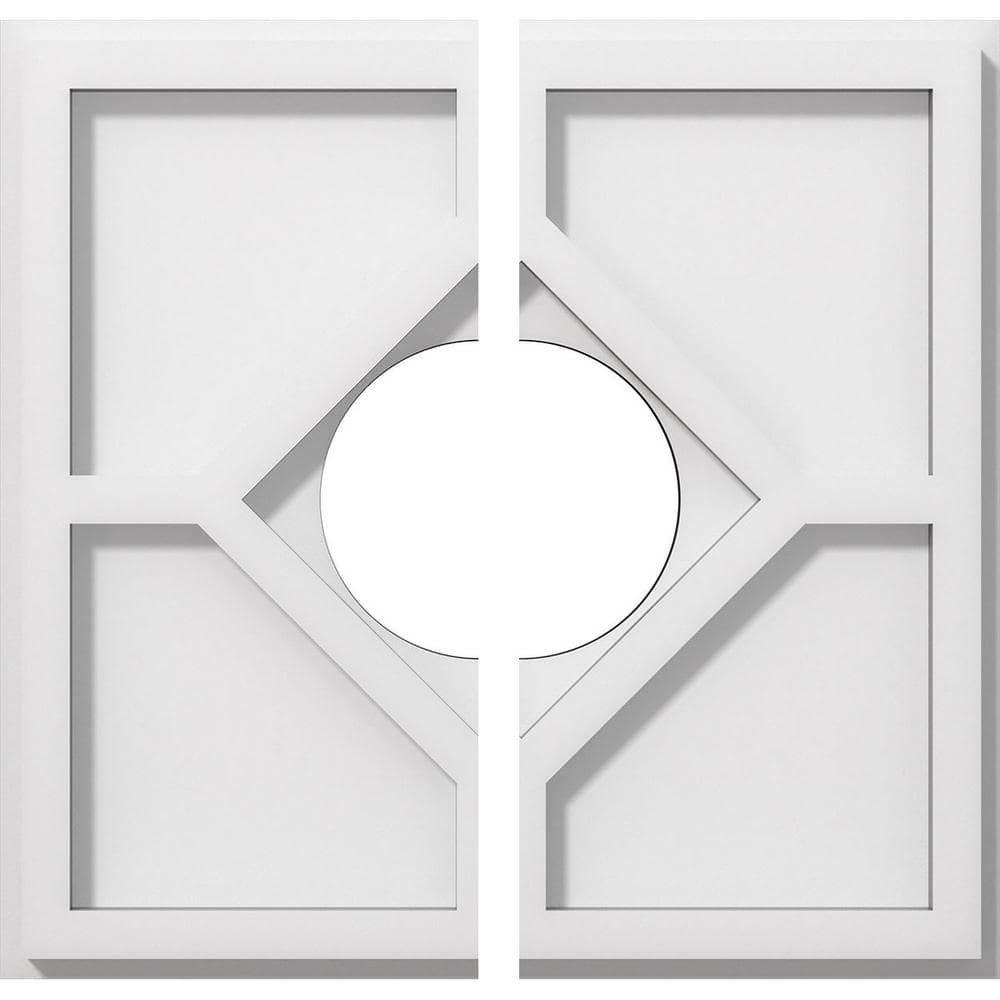 Ekena Millwork 1 in. P X 4 in. C X 12 in. OD X 4 in. ID Embry ...