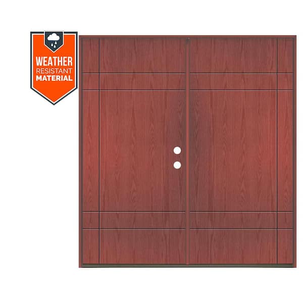 Krosswood Doors SUMMIT Modern 72 in. x 79 in. Left-Active/Inswing 10 ...