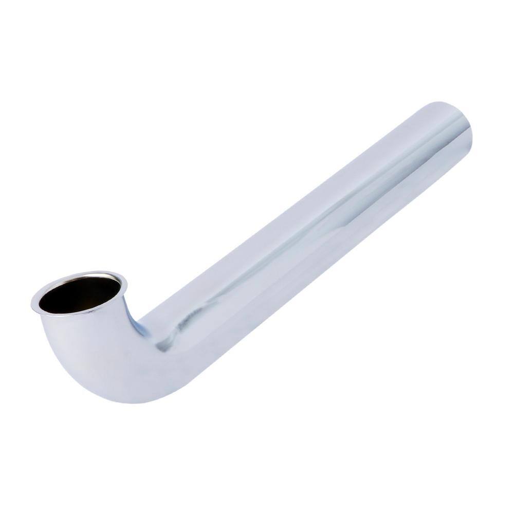 PLUMBFLEX 1-1/2 in. x 12 in. Brass Direct Connect Waste Bend for ...