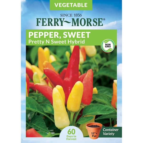 Ferry-Morse Pepper Pretty N Sweet Hybrid Fruit Seed 9662 - The Home Depot