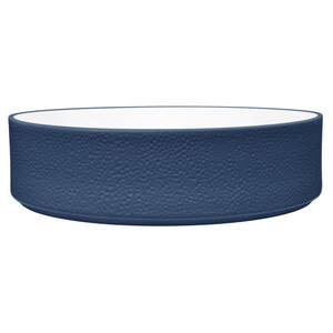 Lenox 8.75 in. Blue Bay 72 fl. Oz. Blue and White Blue Porcelain ...