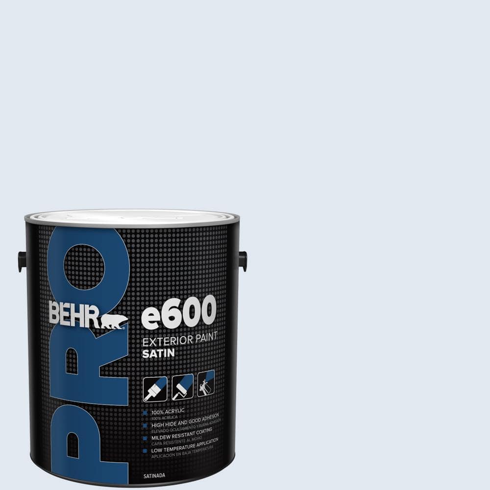 BEHR PRO 1 gal. #M540-1 Bellflower Blue Satin Exterior Paint PR64001 ...