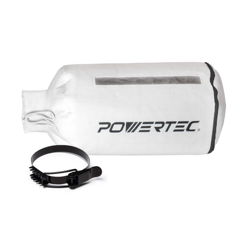 ‎POWERTEC 1 Micron Dust Collector Bag with 4-3/4 in. to 5-1/4 in. Band ...