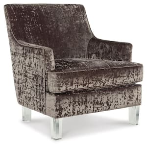 Signature DESIGN BY ASHLEY Numund Brown Faux Leather Arm Chair with ...