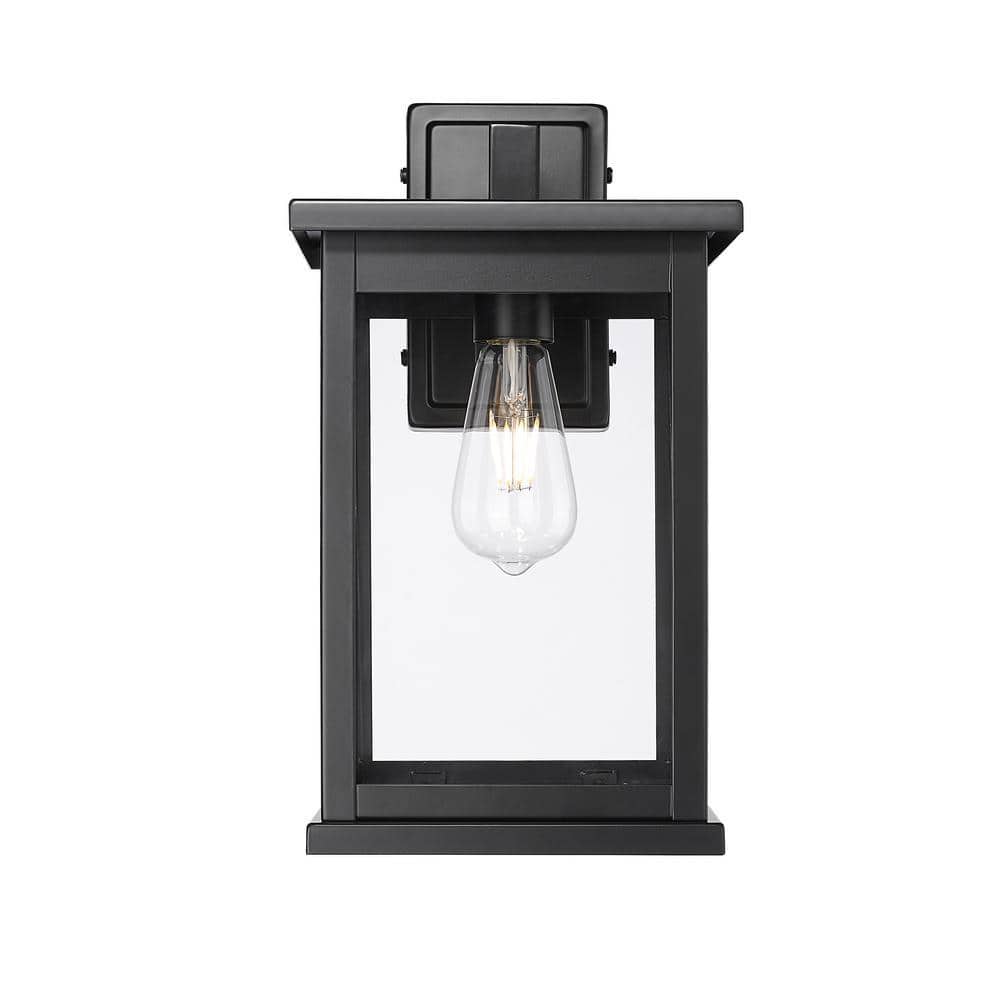 Millennium Lighting Bowton II 15.375 in. 1-Light Powder Coated Black ...