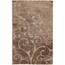 Unique Loom Floral Shag Carved Brown 2' 7 x 10' 0 Runner Rug 3133074