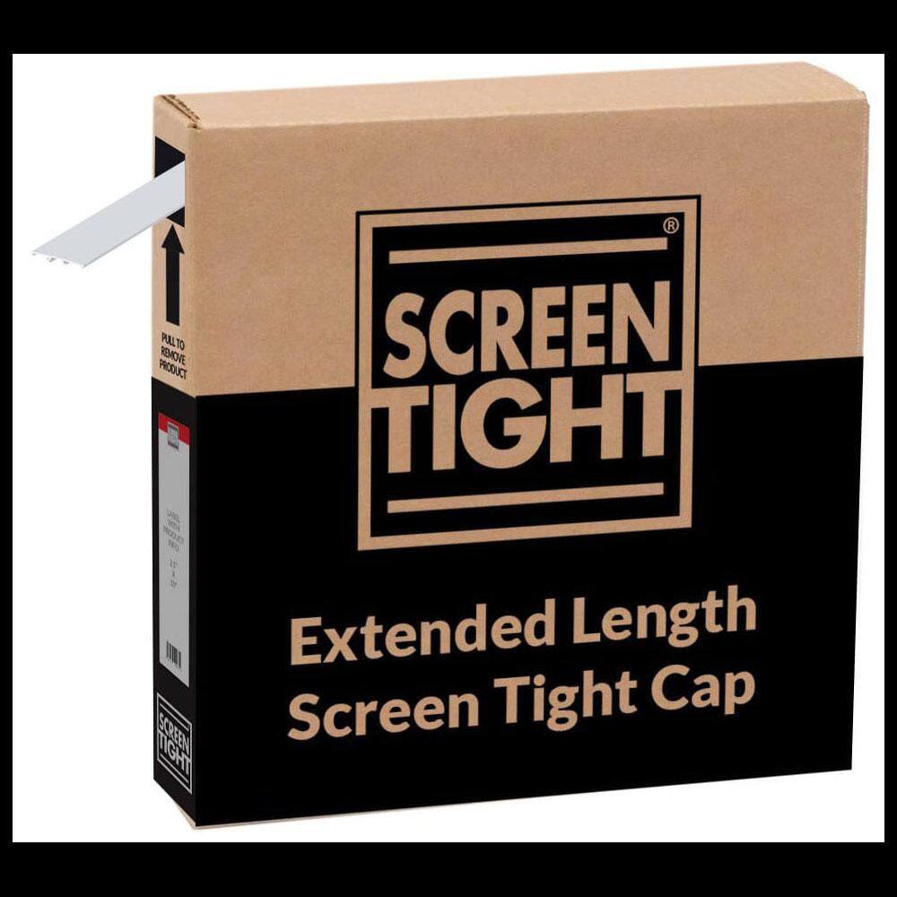 Screen Tight Brown Porch Screening System Continuous Roll Cap 1-1/2 in ...