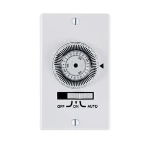 Intermatic 15 Amp 24-Hour Indoor Plug-In Timer, White TN311K - The Home ...