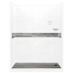 MAAX Utile Stone 32 in. x 60 in. x 83.5 in. Alcove Shower Stall in ...