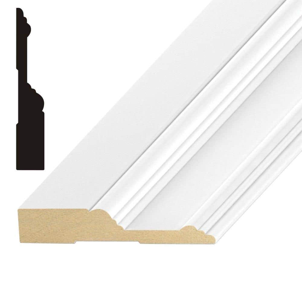 Kelleher Westwood 9/16 in. x 3-1/2 in. MDF Base Moulding MDF90A - The ...