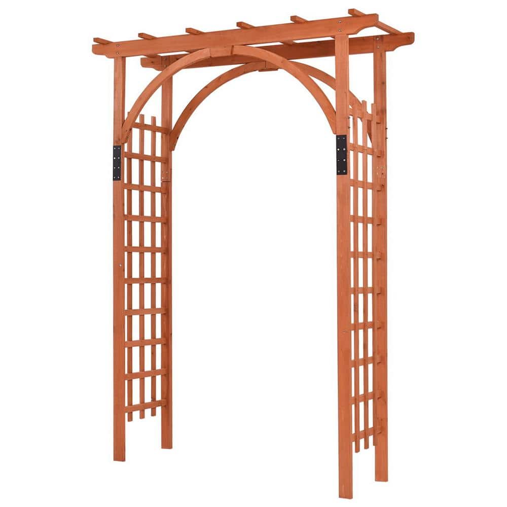 85 in. H x 24 in. W Wooden Premium Outdoor Cedar Arbor WF-OP3059 - The ...