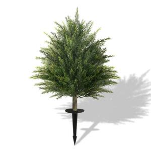 Vitalismo 2ft Artificial Cedar Tree with Ground Stake-Realistic Leaves ...