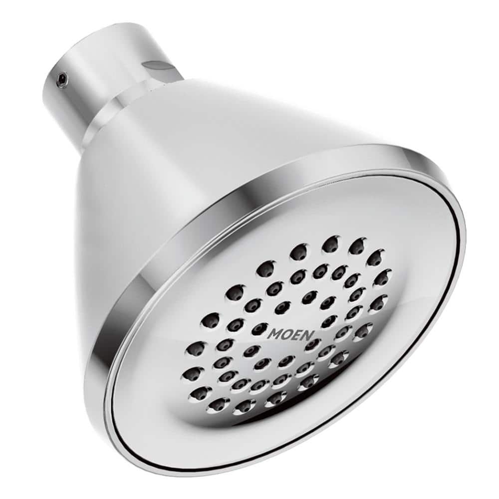 MOEN M-Dura 1-Spray Patterns with 1.75 GPM 4 in. Wall Mount Fixed ...