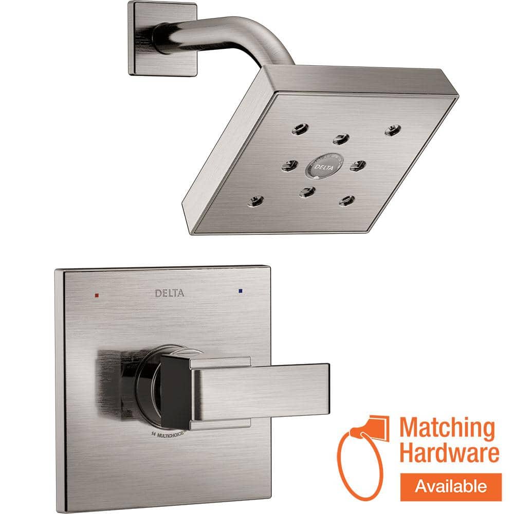 Delta Ara 1-Handle Shower Faucet Trim Kit in Stainless Featuring ...