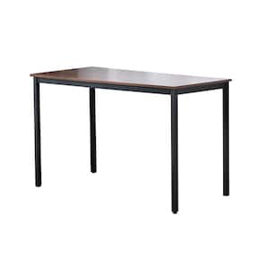 Outopee 43 in. W Retangular Brown Wooden Computer Desk 931123567852 ...