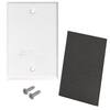 Commercial Electric 1-Gang Metal Weatherproof Blank Electrical Outlet ...