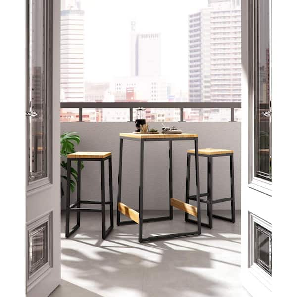 northbeam Berlin Natural Oil Based Stained Bistro Chair Set of 3 TBS0410211910