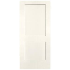 Masonite 36 in. x 80 in. 3-Panel Winslow Single Bore Solid Core Ultra ...