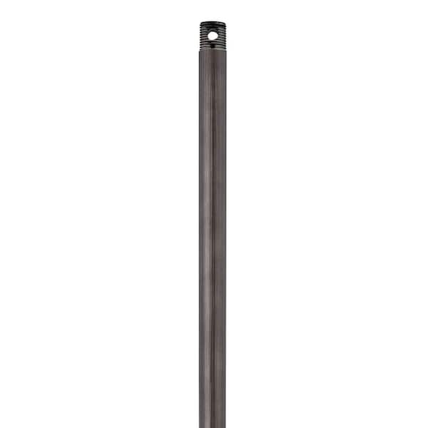 Generation Lighting Fan Threaded 24 in. Aged Pewter Ceiling Fan ...