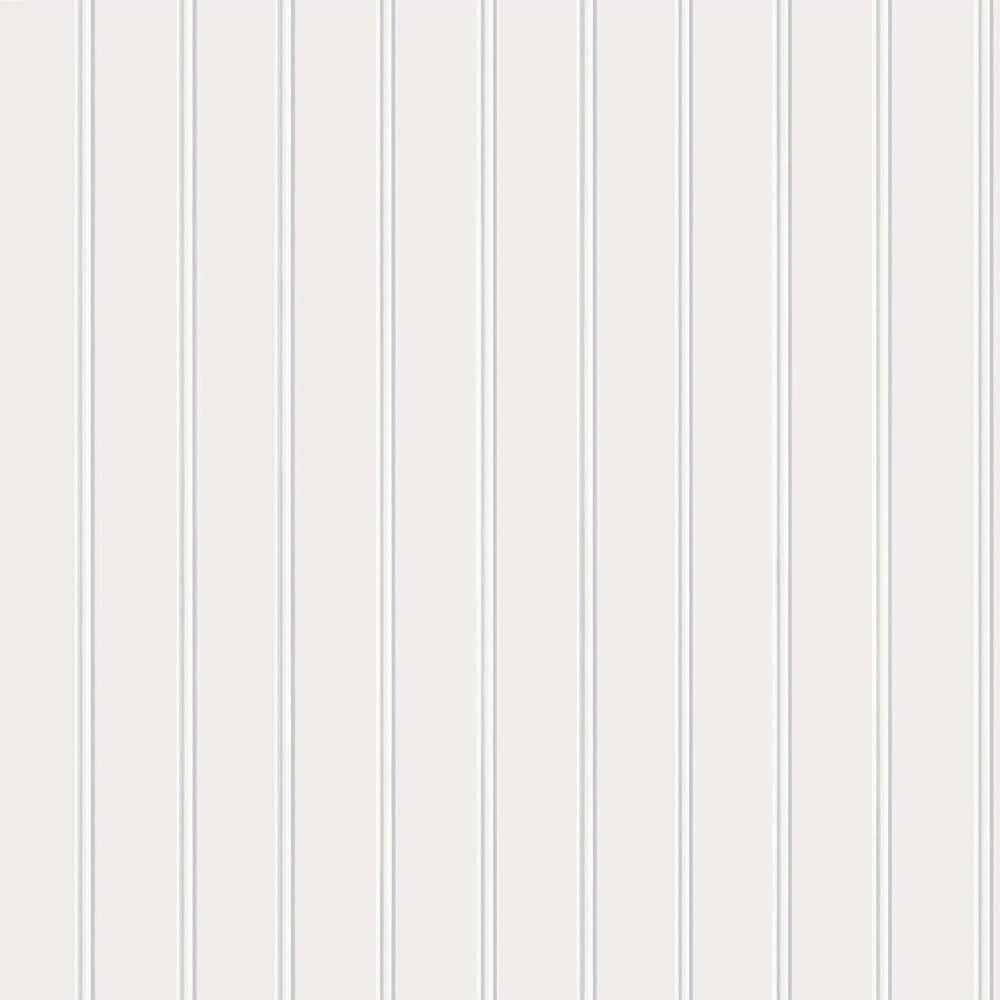 Tempaper White Beadboard Removable Vinyl Peel and Stick Wallpaper Roll ...