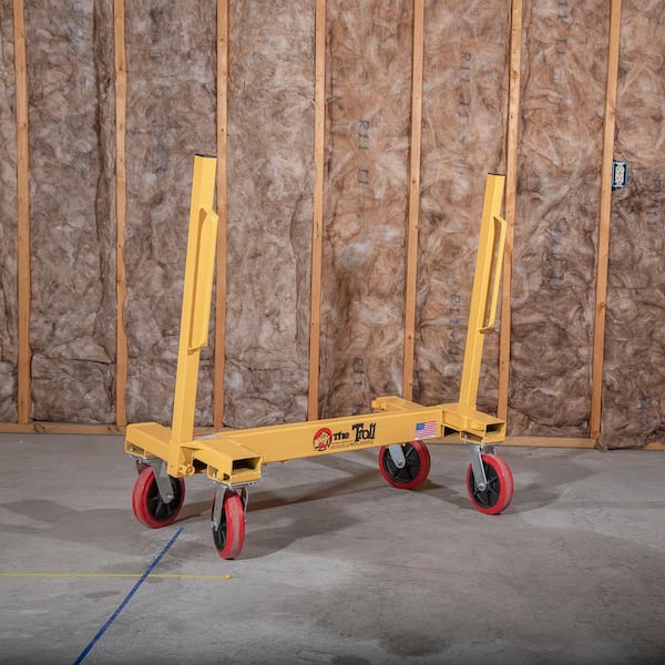 Swivel Caster Utility Cart Hasopy 1000 Lb Capacity Steel Panel Truck ...