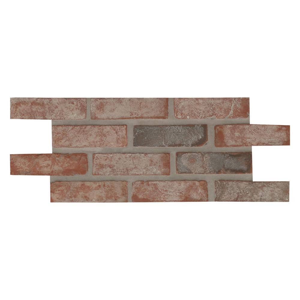 MSI Take Home Tile Sample-Red Noble 4 in. x 4 in. Textured Clay Brick ...