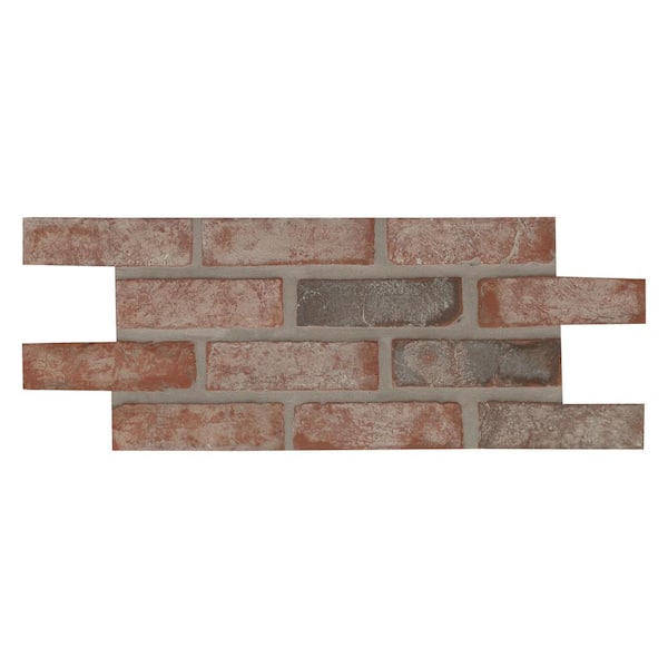 MSI Take Home Tile Sample-Red Noble 4 in. x 4 in. Textured Clay Brick ...