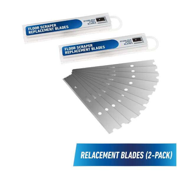 Unger Floor Scraper Blades (10-Count) (2-Pack) 977130 Combo 1 - The ...