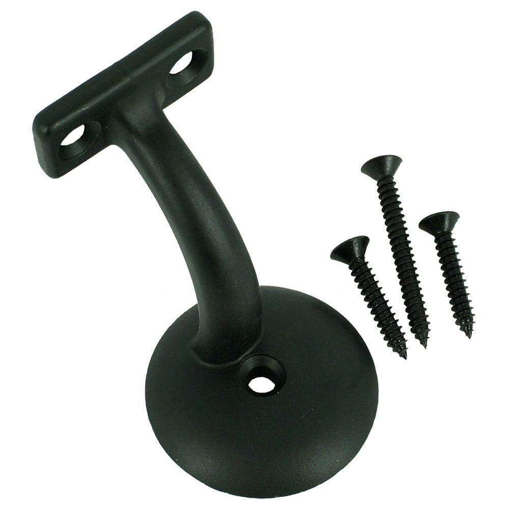 EVERMARK Stair Parts 2-3/4 in. x 2-1/16 in. Black Aluminum Alloy Heavy ...