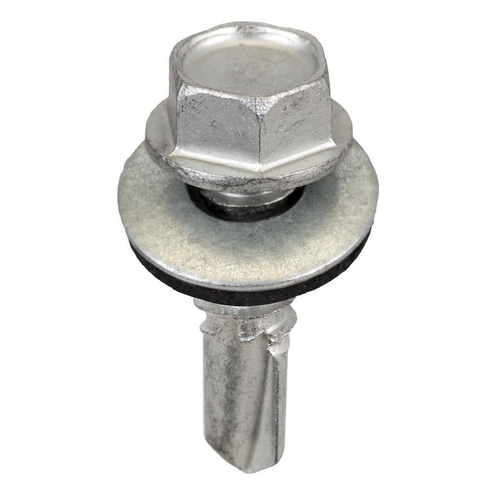 Acorn Hardware #14 7/8 in. Metal to Metal Hex Lap Galvanized Screws ...