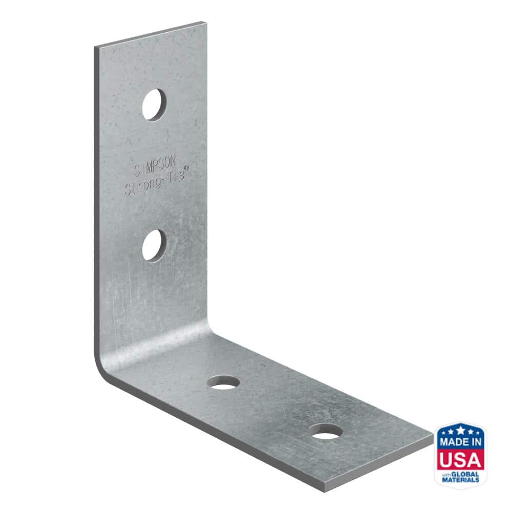 Simpson Strong-Tie HL 5-3/4 in. x 2-1/2 in. Galvanized Heavy Angle HL53 ...